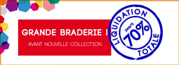Faites de la place dans votre boutique ! Bradez et soldez vos produits ...